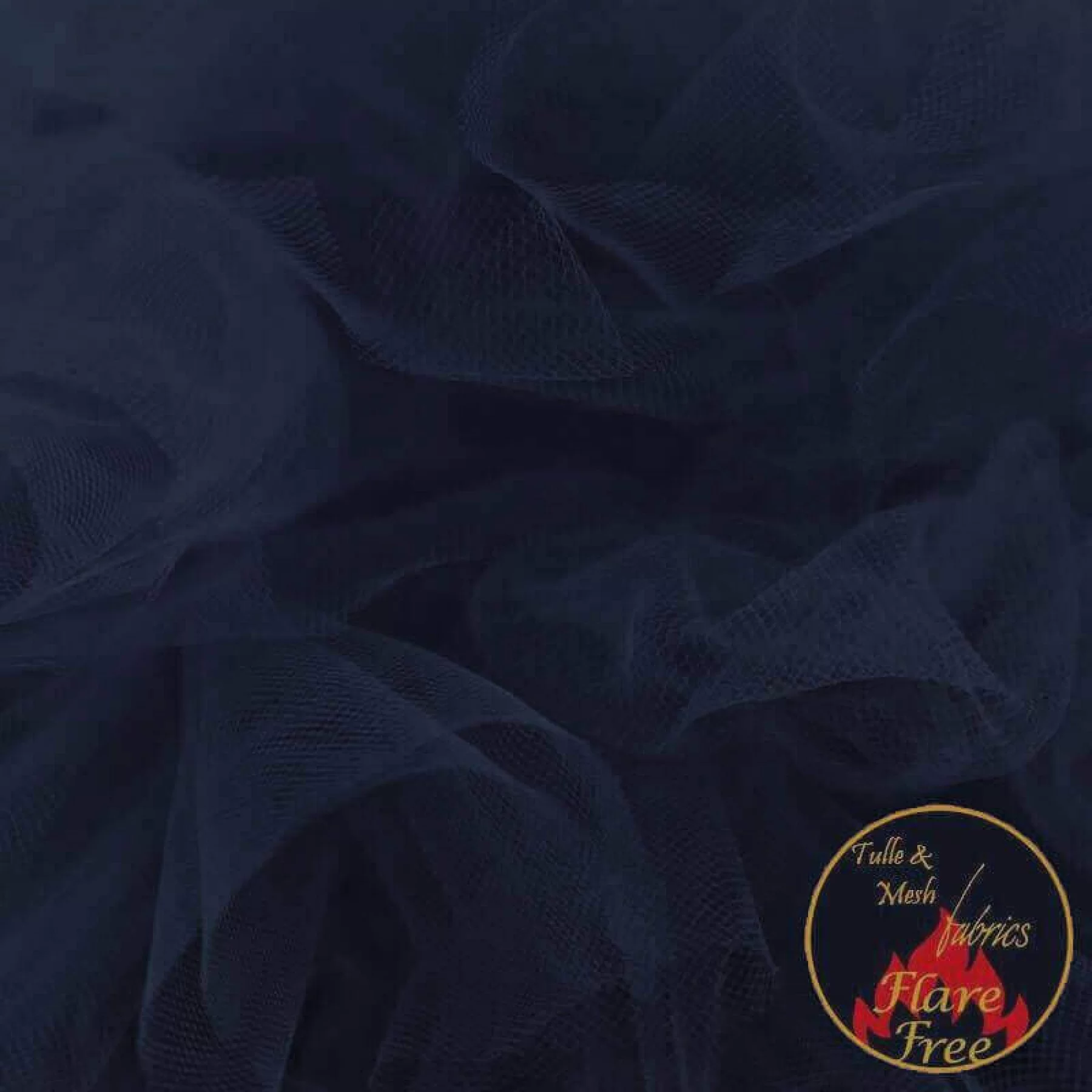 Tulle netting fabric navy 300cm from €2 per meter