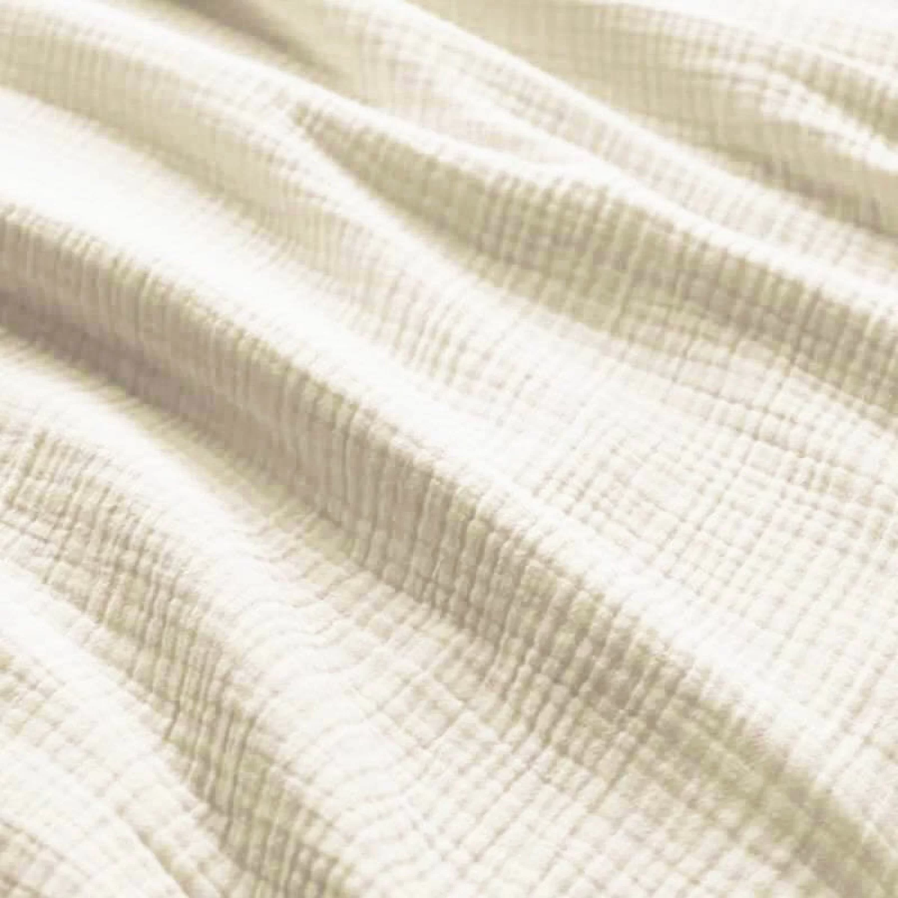Tissu Gaze De Coton Épais (Triple Layer) Naturel