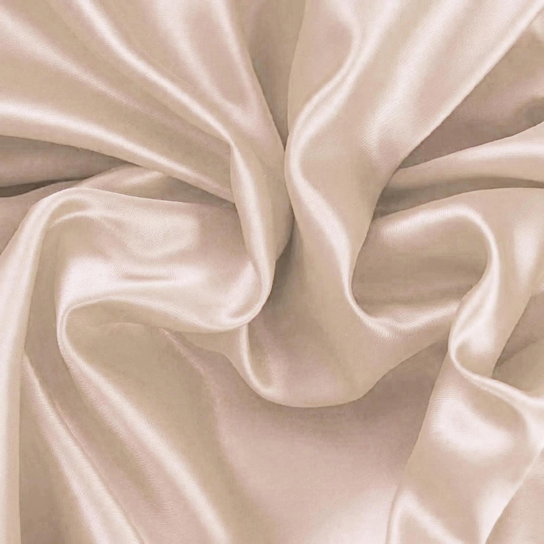 Satin Fabric Champagne Beige