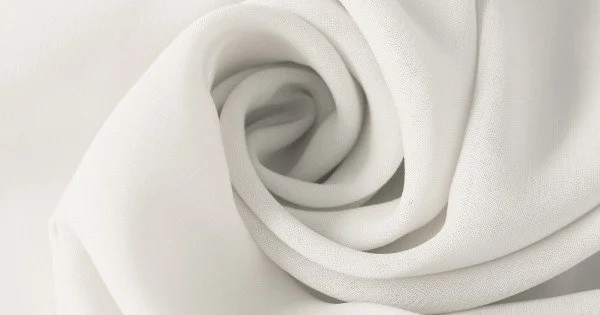 Chiffon fabric ecru per meter. Buy cheap online