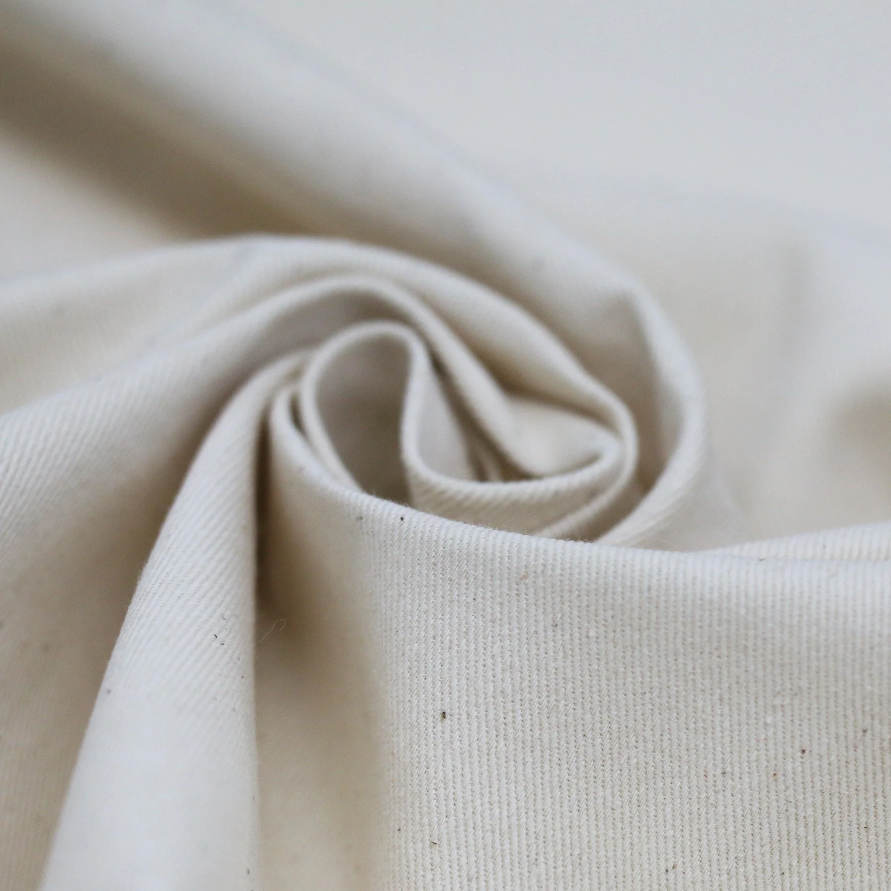 Unbleached Cotton Twill Fabric