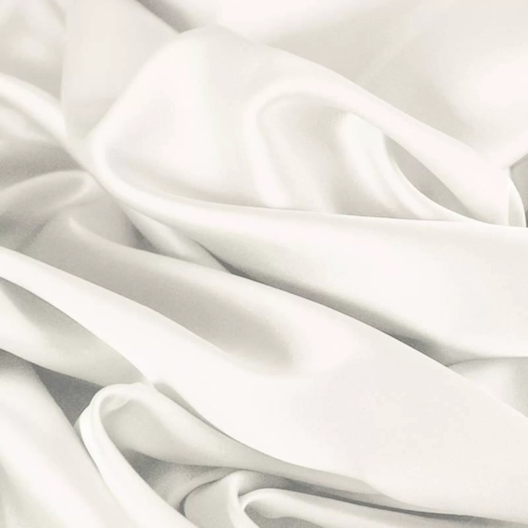 Cotton Satin Stretch Fabric Ecru