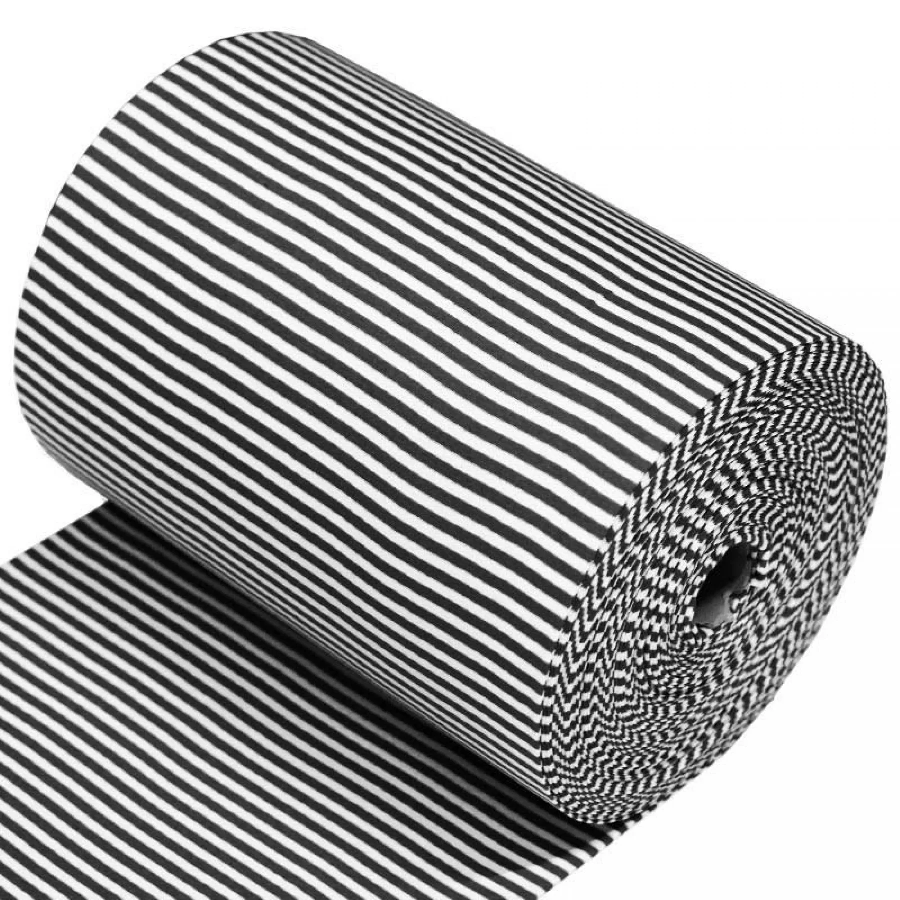 Cuffs Rib Stripes 5mm Black White