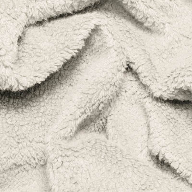 Curly Teddy Fabric Ecru